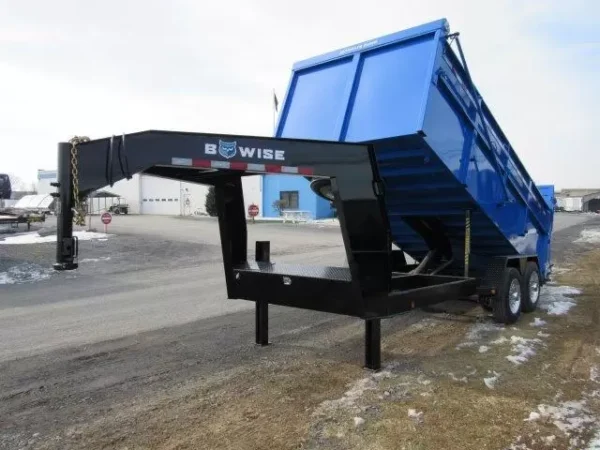 BWise 7 x 16 Heavy Duty Gooseneck Dump – Ultimate Dump Trailer ...